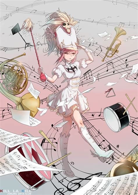 Jun Ling Jakuzure Nonon Kill La Kill Baton Uniform Highres 10s