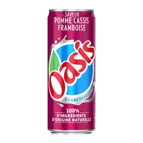 Oasis Pomme Cassis 330 Ml Boisson Fruitée Premium En France
