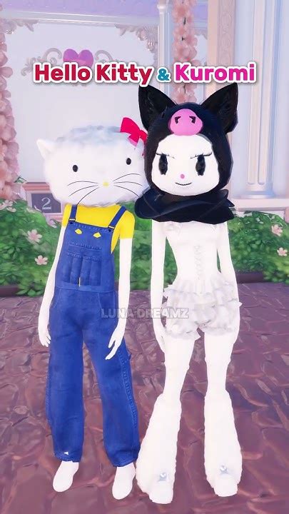 Hello Kitty And Kuromi In Dti 🎀 Sanrio Outfits Dresstoimpress Dti