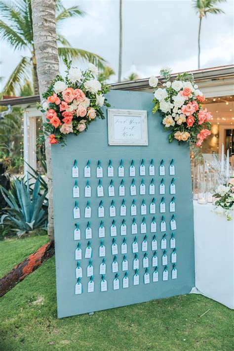 Luggage Tag Seating Wall Seating Chart Wedding Wedding Seating Cards