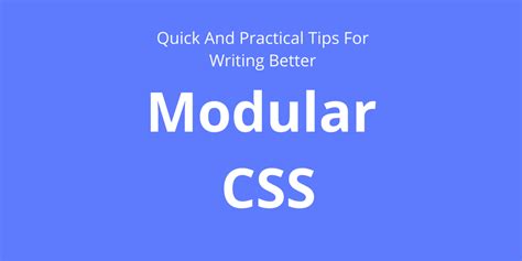 A Quick Guide To Modular CSS Dont Be Petty Write Less Spaghetti Raygun Blog