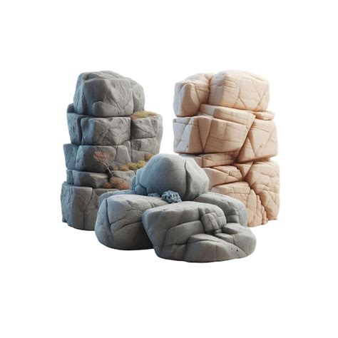 Premium Vector 3 Realistic Stone Vector