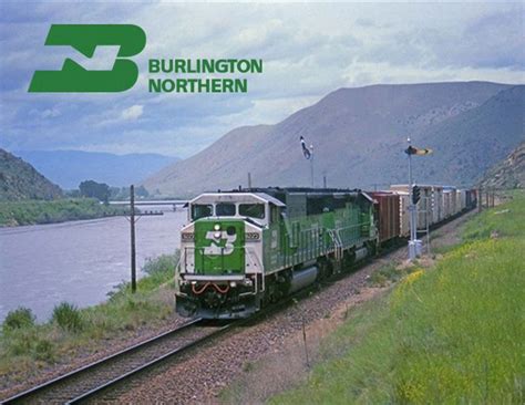 Burlington Northern Railroad Burlington Northern Train Map Burlington Northern Railroad Map