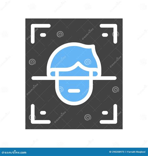 Face Scan Icon Image Stock Vector Illustration Of Scan 290208975