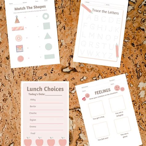 Print And Play Pretend Teacher Paperwork Class Register Etsy Uk