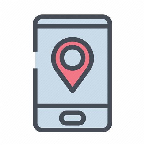 Gps Location Map Navigation Phone App Icon Download On Iconfinder
