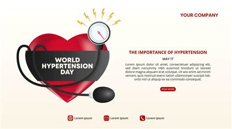 World Hypertension Day Background With Sphygmomanometer 23880891 Vector