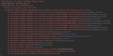Android Cant Load Firebase Details To Recycler View Kotlin Stack