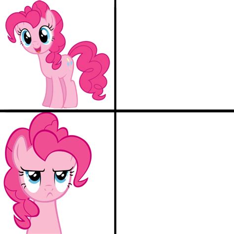 Pinkie Pie Is Disappointed Blank Template Imgflip