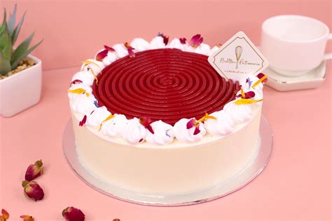 Raspberry Lychee Rose Mousse Cake Bellton Patisserie