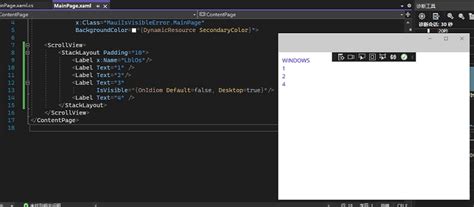 Isvisible Onidiom Binding Is Not Working · Issue 5769 · Dotnetmaui