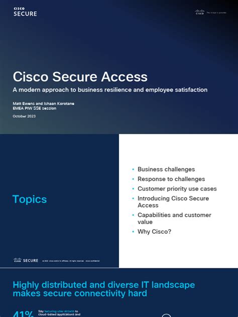 Piw Cisco Secure Access Sse Overview Download Free Pdf Security
