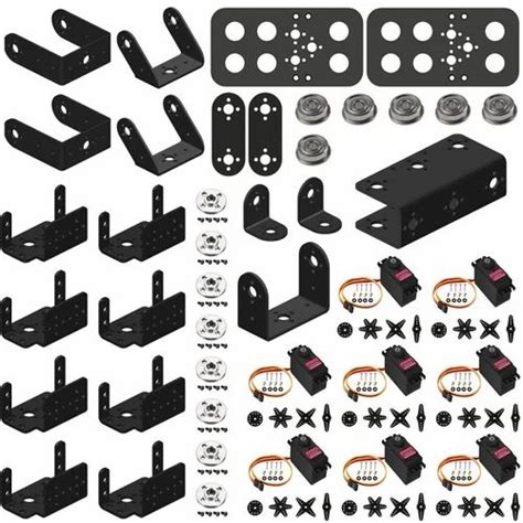 sunrobotics 17dof biped humanoid robot chassis diy kit with metal