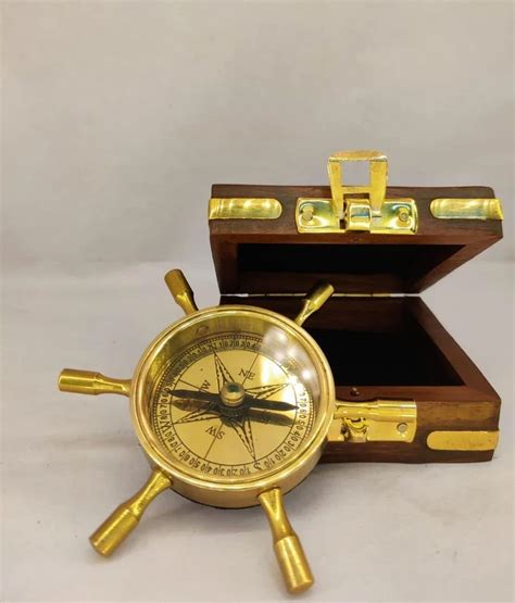 Polished Brass Nautical Compass Size 4 Inches D At ₹ 650piece In