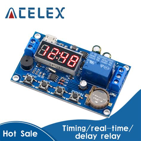 Yingke Dc 5v Real Time Timing Delay Timer Relay Module Switch Control Clock Synchronization