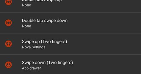 Nova Gesture Settings Album On Imgur