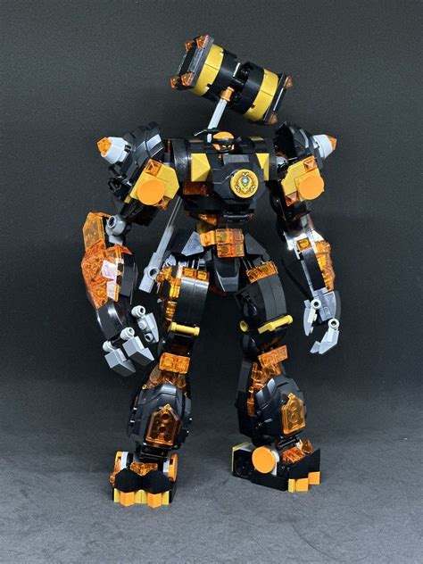 Upgraded Coles Elemental Earth Mech Lego Custom Minifigures Amazing Lego Creations Lego
