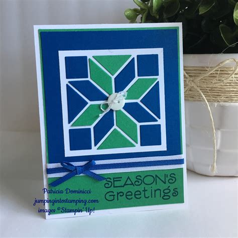 Itty Bitty Quilt Pieces Jumping Into Stamping