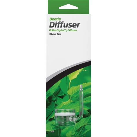 Seachem Glass Co2 Beetle Diffuser 30mm For Planted Aquarium Pro Shrimp