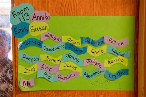 Classroom Student Names Name Tags For Classroom Desk 25 Nursery