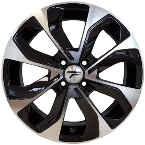 Jante Alu Threeface Twiny 16 Noire Face Polie 4x100 Quartier Des Jantes