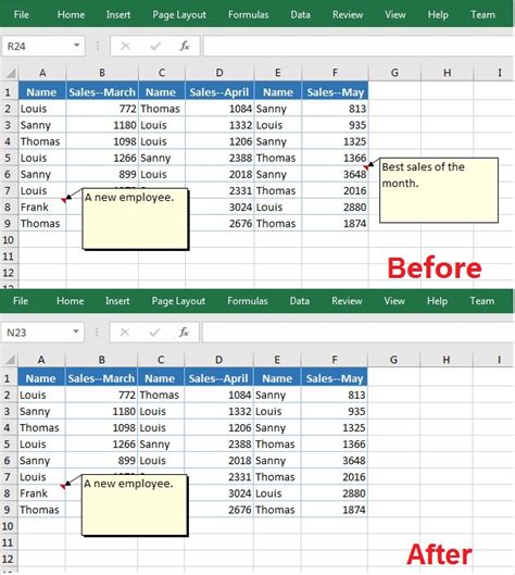 Java Edit Or Remove Comments In Excel