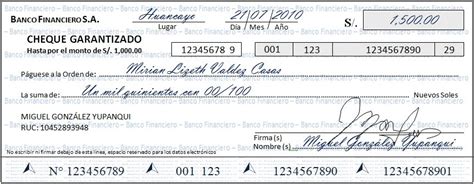 Cheques Garantizados Para Empresas Pymes Nuevo Proyecto De Ley