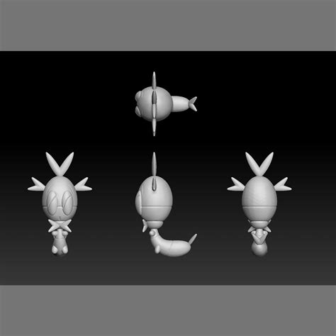 Stl File Pokemon Blipbug Dottler Orbeetle・template To Download And 3d