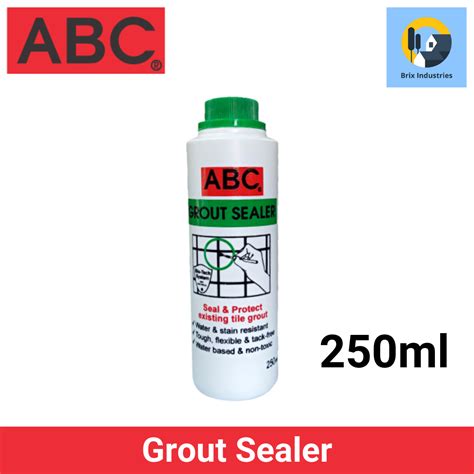 Abc Grout Sealer 250ml Or 1 Liter Water And Stain Resistant Anti Bacterial For Existing Grout