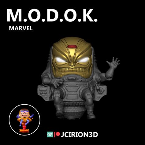 Stl File Modok Masked Custom Kit・template To Download And 3d Print・cults