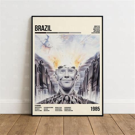 Brazil 1985 Movie Poster Robert De Niro Terry Gilliam Film Art Etsy
