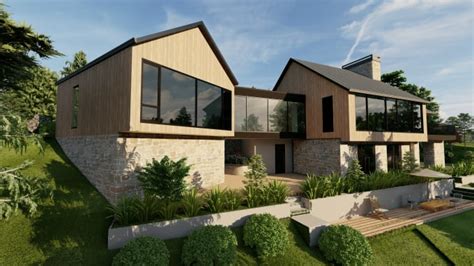 do architectural 3d house design and interior exterior rendering by