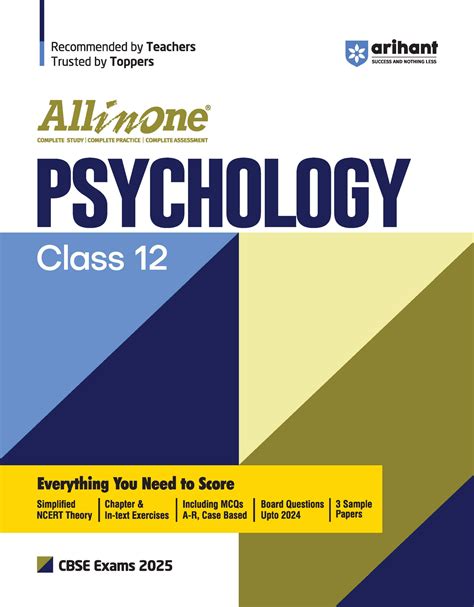 Arihant All In One Cbse Psychology” Class 12 Exams 2025 F993 9789359989556