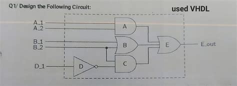 Solved Q1 Design The Followina Circuit