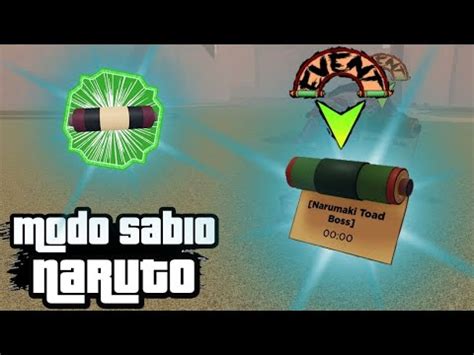 Como Conseguir La 2da Forma Reworknarumaki Toad Bossmodo Sabio