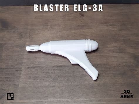 Padme Amidala Blaster Elg 3a Stl Files For 3d Printing 3d Model 3d