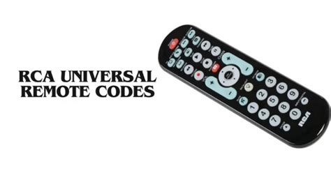 Rca Universal Remote Codes A Complete Guide For Easy Setup