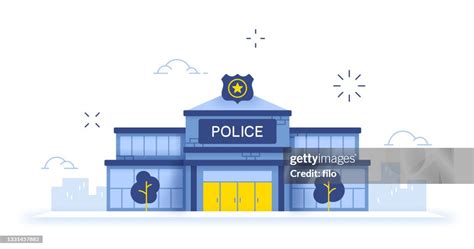 Police Station High Res Vector Graphic Getty Images