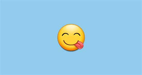 😋 Face Savoring Food Emoji On Samsung One Ui 50