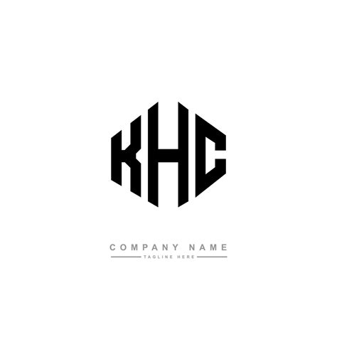 Khc Letter Logo Design With Polygon Shape Khc Polygon And Cube Shape