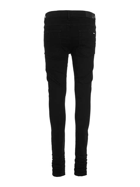 Amiri Stack Jeans In Black Modesens