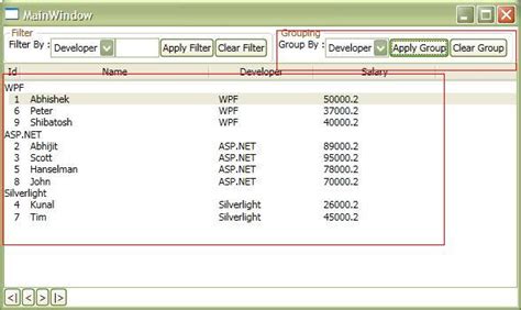 Working With Icollectionviewsource In Wpf Codeproject
