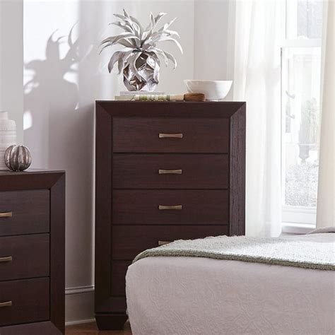 Coaster® Dorian 5 Piece Dark Cocoa Eastern King Bedroom Set Brookings