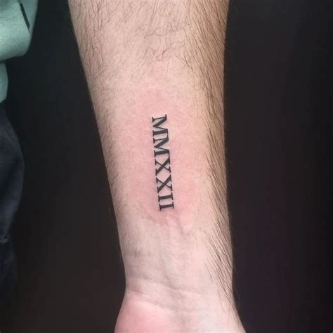 Roman Numerals 1991 Tattoos
