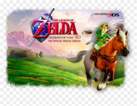 Download The Legend Of Zelda Ocarina Of Time Logo Png Hyrule Field
