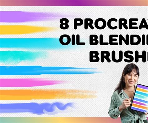 Artstation Procreate Skin Blending Brushes 8 Procreate Oil Blending Brushes Brushes