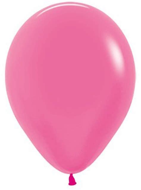 Neon Fuchsia Pink Small Balloon 12cm Pink Latex Balloon