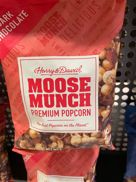 Harry And David Moose Munch Dark Chocolate Premium Popcorn Rjunkfoodfinds