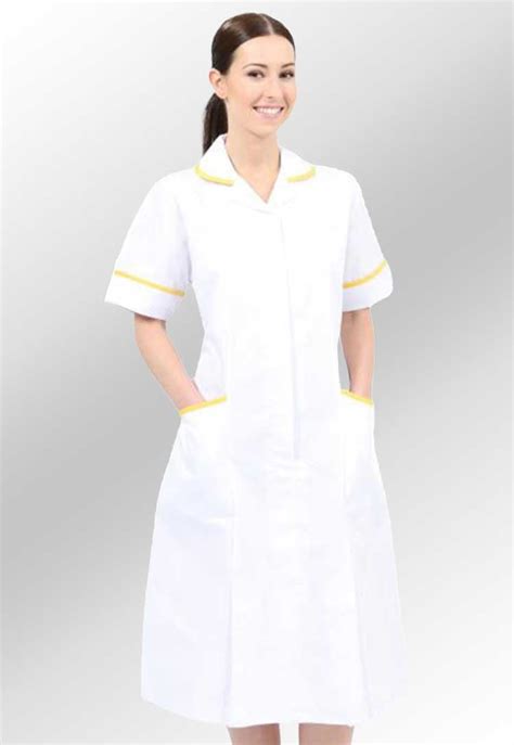 Healthcare Dress White Nurse Dress Behrens The Work Uniform Company