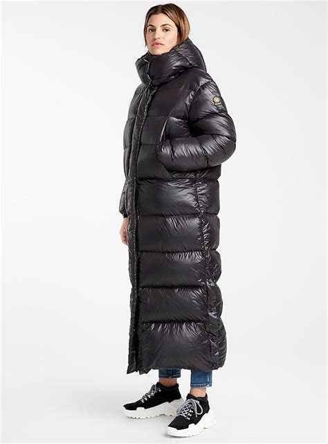 Lund Shiny Down Maxi Puffer Jacket Kanuk Womens Quilted And Down Coats Fall Winter 2019